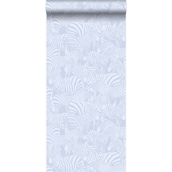 Origin Jemima Zebra Wallpaper - Periwinkle DD346834 | RONA