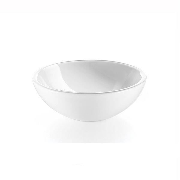 WS Bath Collections Touch Round Bathroom Sink - Ceramic White | RONA