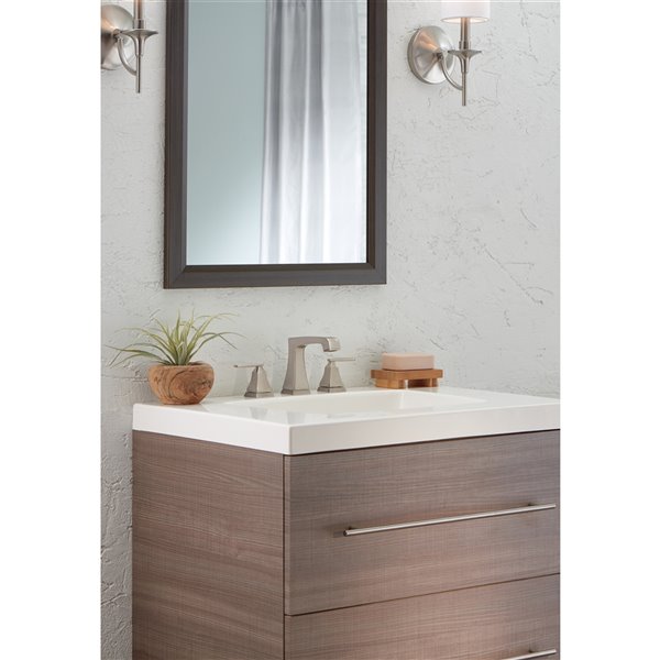 DELTA Ashlyn Widespread Bathroom Faucet - 2-Handle - Stainle 3564-SSMPU ...