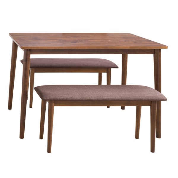 CorLiving Branson Contemporary Dining Room Set with Rectangular Dining ...