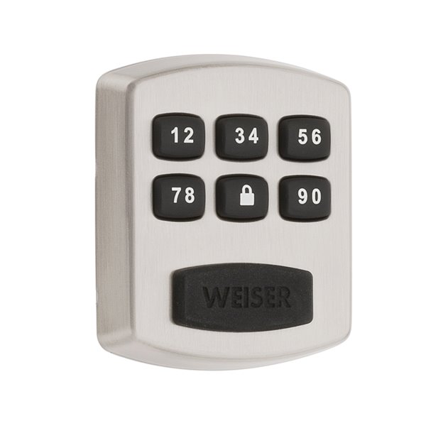 Weiser Powerbolt Keyless Lock - Nickel 9GED13000-001 | RONA