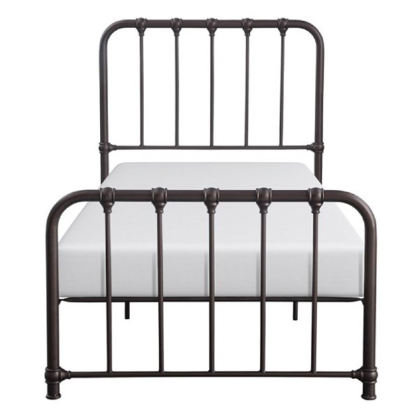 Lit plateforme simple Bethany de HomeTrend, bronze foncé 1571DZT-1 | RONA