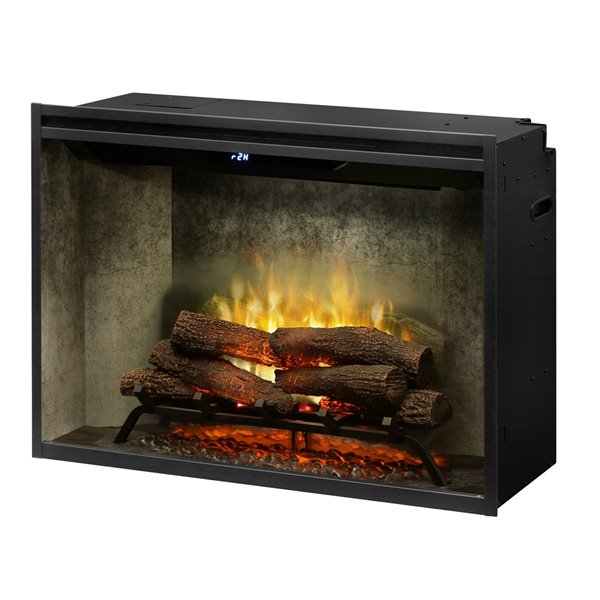 Dimplex Revillusion 8786 BTU 36-in Weathered Concrete Electric ...