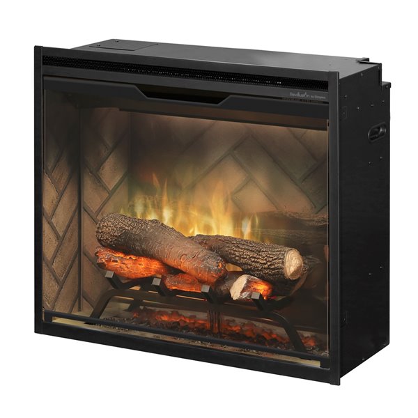 Dimplex Revillusion 1500 W 5118 BTU 24-in Black Electric Fireplace ...