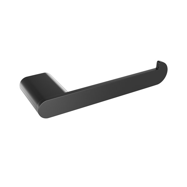 Volkano Flow Left Hand Toilet Paper Holder - Matte Black V4025 | RONA