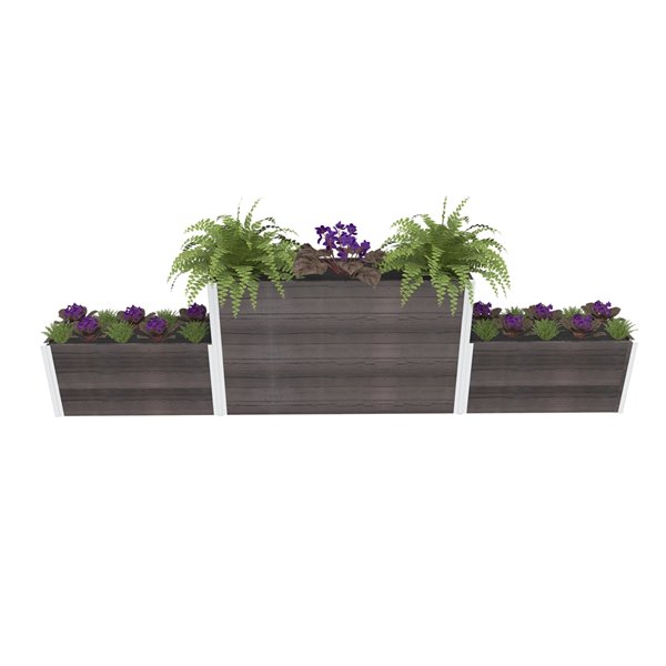 Vita Urbana Parklette Planter Combo - 134.5-in L x 16-in W x 33-in H ...