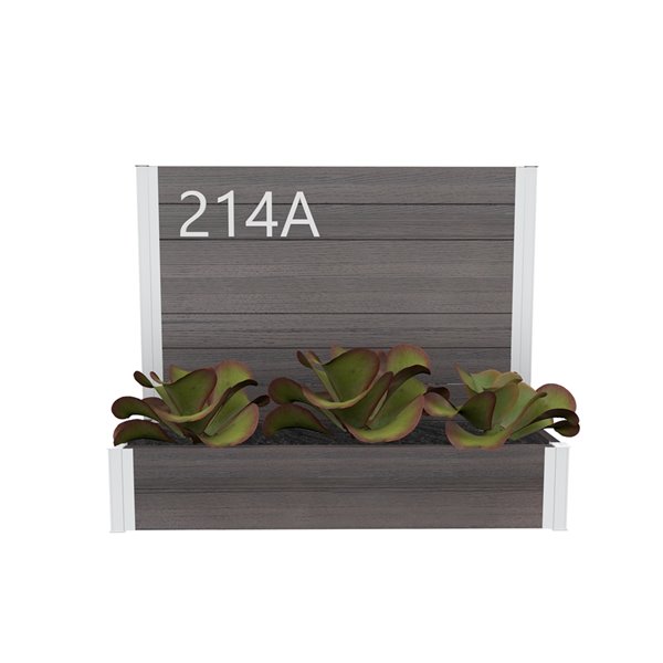 Panneau d'adresse Urbana de Vita, brun expresso VT17529 | RONA