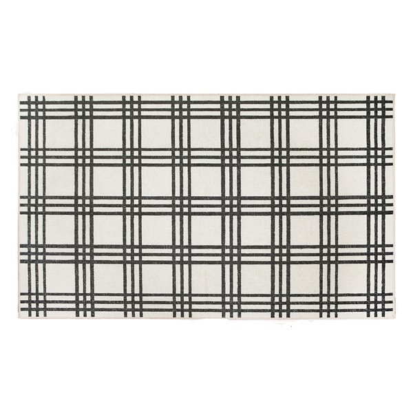 My Magic Carpet Plaid Indoor/Outdoor Rectangular Throw Rug - 3-ft x 5 ...