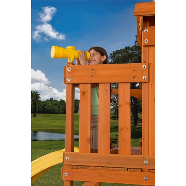 Creative Cedar Designs Telescope for Playground, Yellow | RONA
