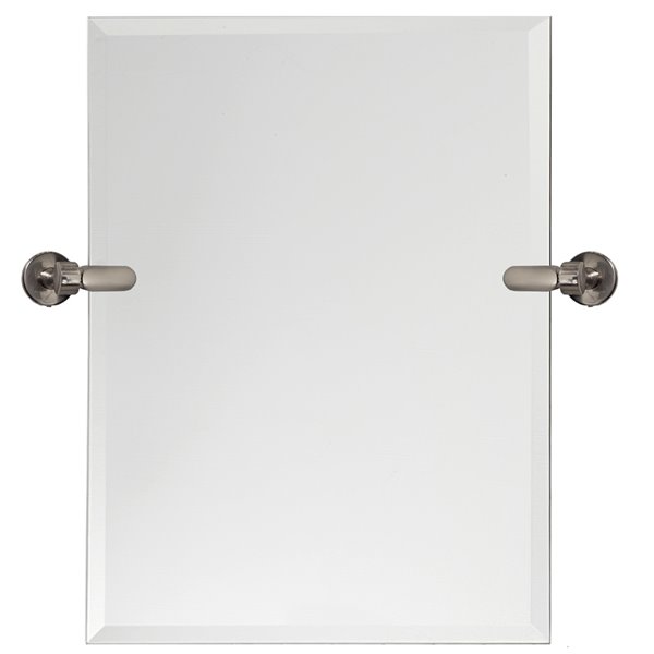 Decor Wonderland Tilton 26-in Rectangular Frameless Bathroom Mirror ...