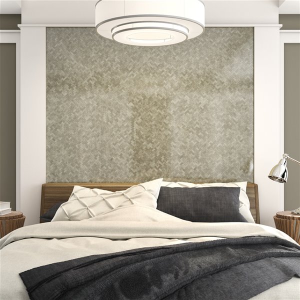 Tuile SpeedTiles 3X Faster pierre naturelle polie lisse beige 12 po x ...