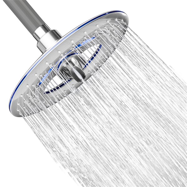 AKDY Chrome 2-Spray Rain Shower Head 2 GPM (7.6 LPM) SH0092 | RONA