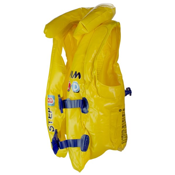 Pool Central Yellow and Blue Unisex Swimming Pool Training Vest ...