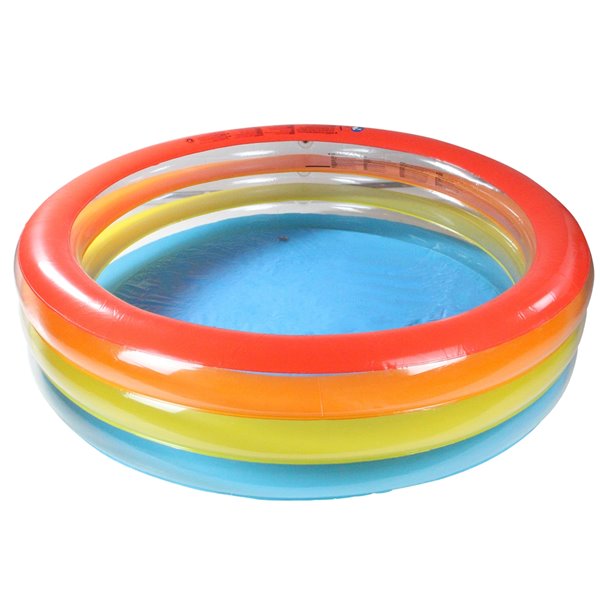 Pool Central Blue and Red Inflatable Swimming Pool 32037457 | RONA
