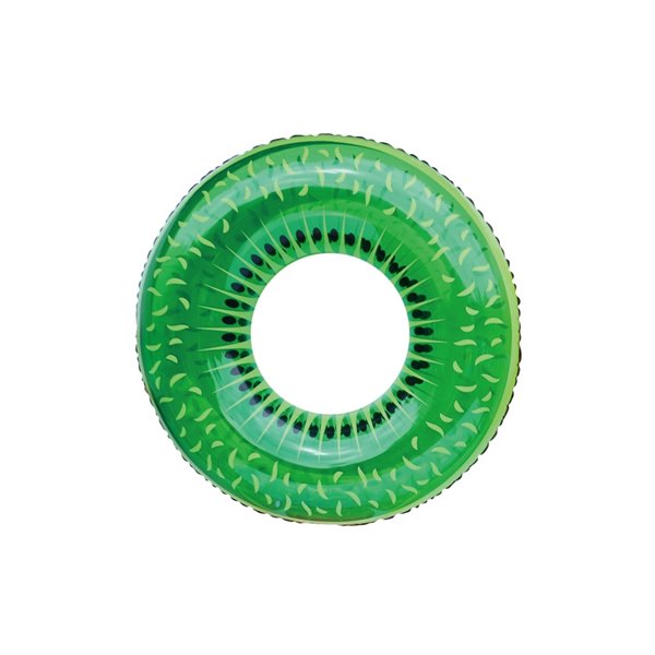 Pool Central Inflatable Green and Black Kiwi Pool Inner Tube Ring Float ...