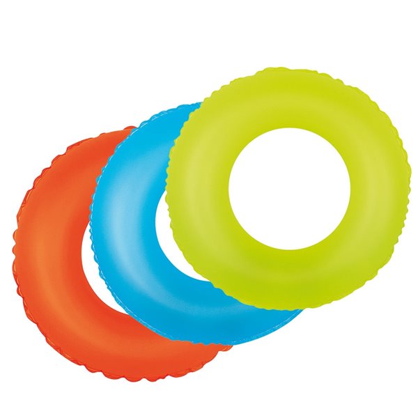 Pool Central Orange Round Pool Inner Tube Ring Float 32596136 | RONA