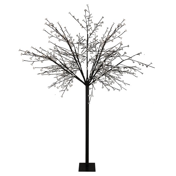 Northlight 96-in White LED Lighted Cherry Blossom Flower Tree 31457977 ...