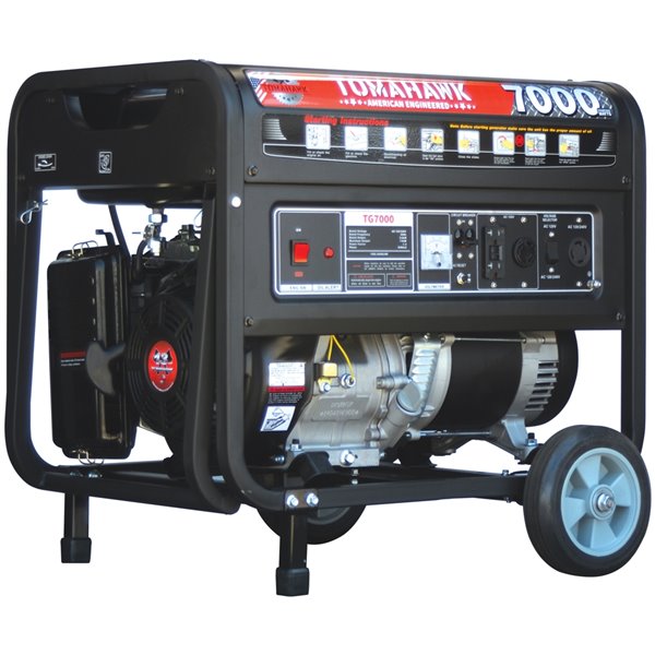 Génératrice portative à essence de 5500 W de Tomahawk avec moteur ...