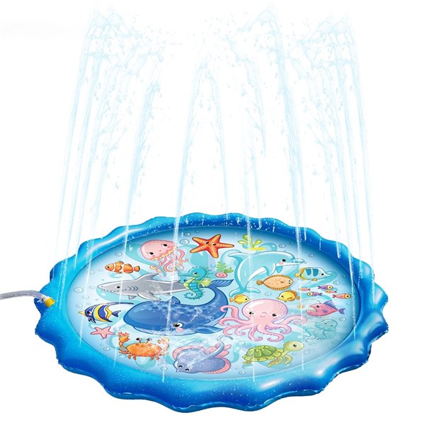 Splash Buddies 1-Pack 15-sq Ft. Aquarium Lawn Sprinkler BH78209 | RONA