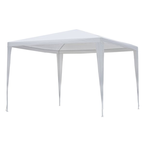 Outsunny 9.8-ft Square White Canopy 01-0231 | RONA