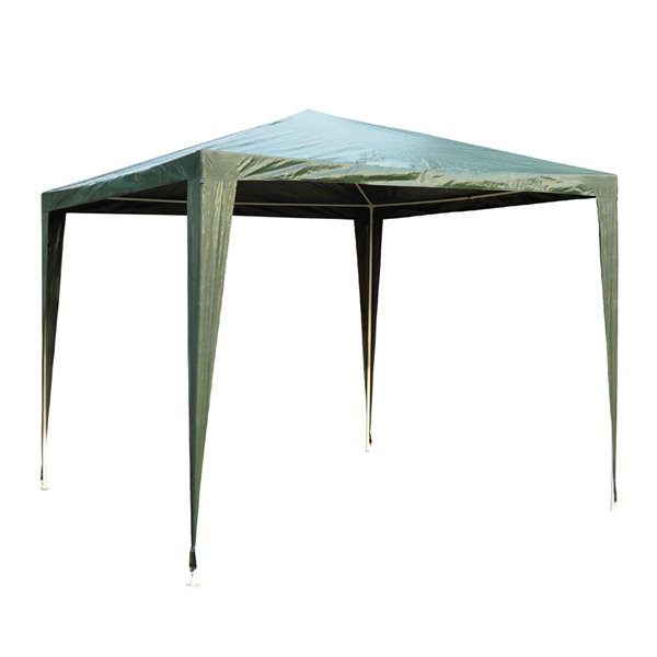 Outsunny 8.8-ft Square Green Canopy 01-0191 | RONA