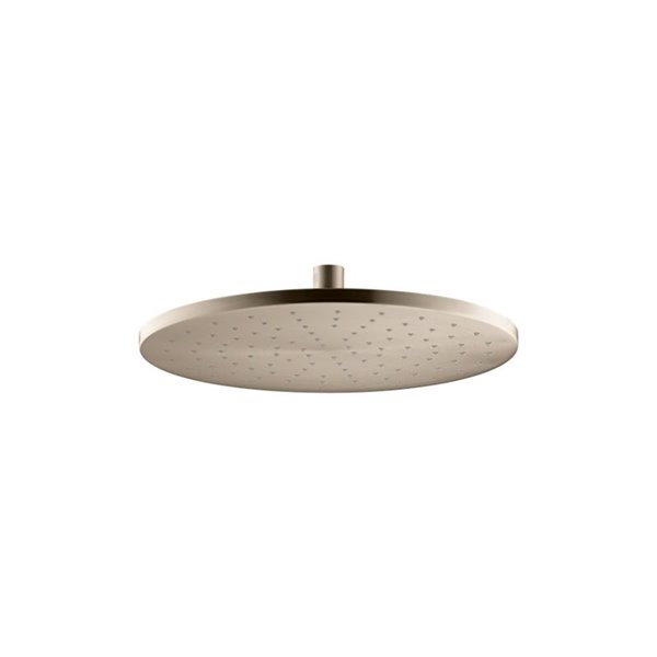 KOHLER Brushed Bronze 1-Spray 2.5 GPM (9.5 LPM) Rain Shower Head 13690 ...
