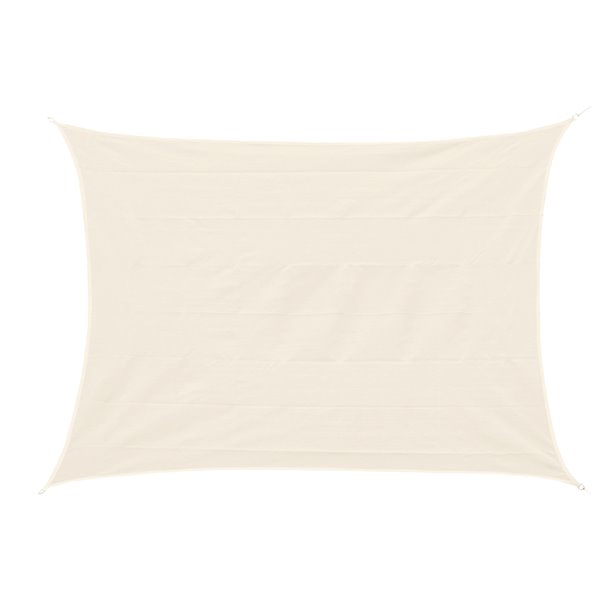 Outsunny Sunshade Cloth 19.683-ft x 13.125-ft Beige Shade Fabric 100110 ...