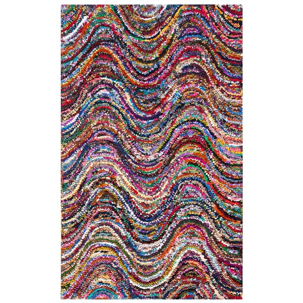 Safavieh Nantucket 3-ft x 5-ft Multi Rectangular - Indoor - Handcrafted ...