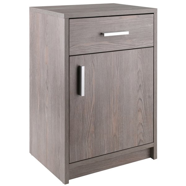 Winsome Wood Astra Ash Gray Wood Rectangular End Table 16317 | RONA