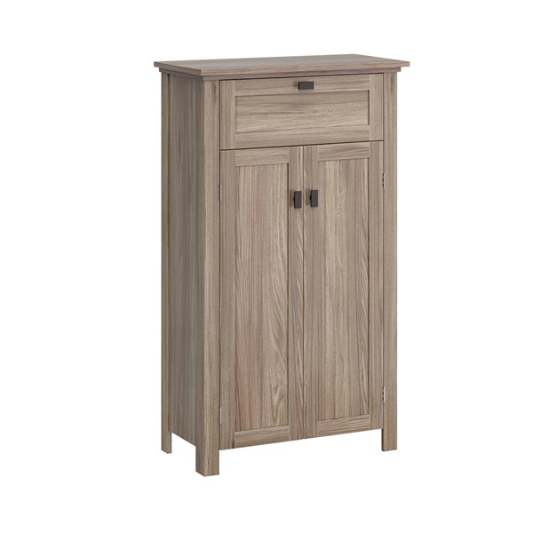 Riverridge Home 12-in x 24-in x 40-in Light Woodgrain 4-Tier Composite ...