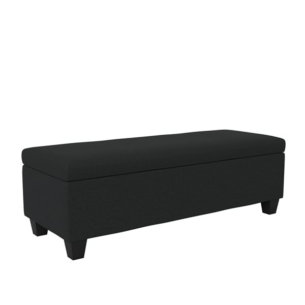 Handy Living Modern Black Polyester/Polyester Blend Rectangle ...
