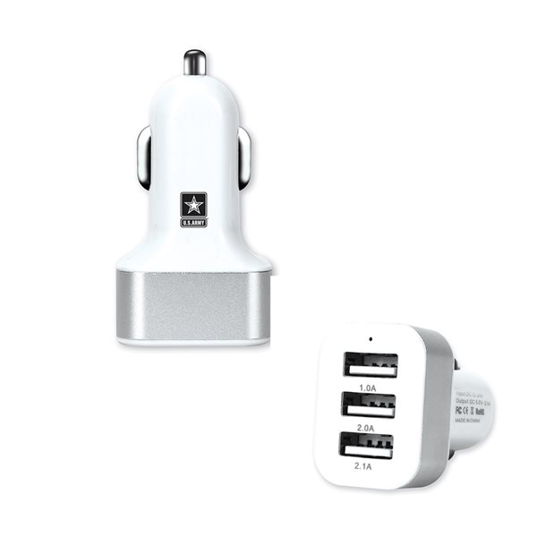 U.S. Army Triple USB Car Charger CE23828-US | RONA