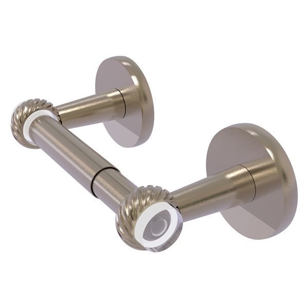 Allied Brass Clearview Antique Pewter Double Post Wall Mount Toilet