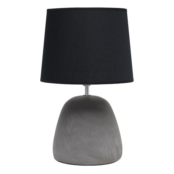 Simple Designs 16.5-in Incandescent On/Off Switch Standard Table Lamp ...