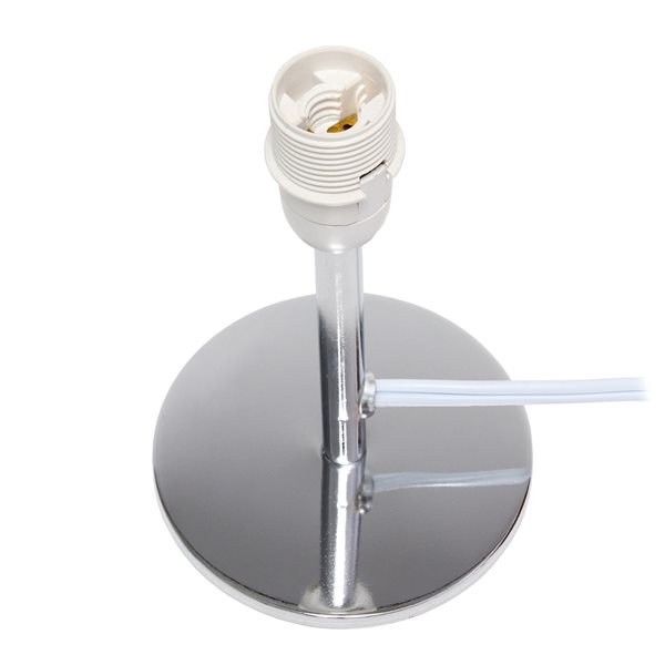 Simple Designs 12.6-in Incandescent On/Off Switch Standard Table Lamp ...