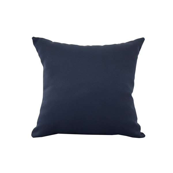 Bozanto 16-in x 16-in Blue Square Throw Pillow 08-1406CA/686 | RONA