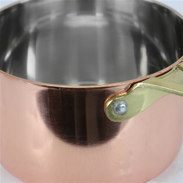 Gibson Home 1-piece Mini Copper Plated Pot 3.5-in Stainless Steel ...