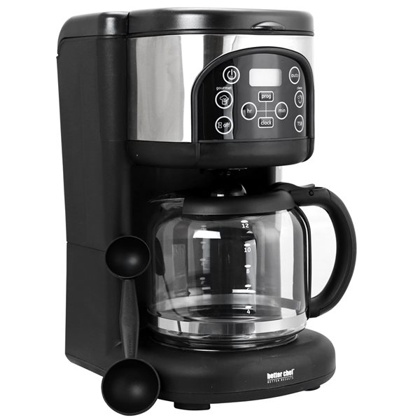 Better Chef Ultra Brew Digital 12-Cup Black Residential Coffee Maker ...