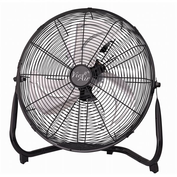 Vie Air 14-in 3-Speed Indoor Black High-Velocity Fan 84896353M | RONA