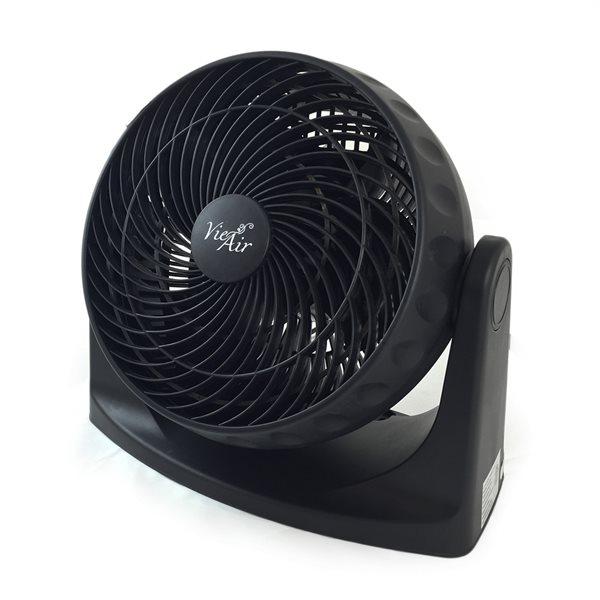 Vie Air 8-in 3-Speed Indoor Black High-Velocity Fan 84896357M | RONA