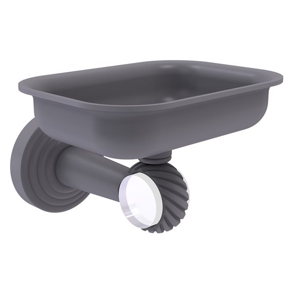 Allied Brass Pacific Beach Wall Mounted Matte Grey Brass Soap Dish PB ...
