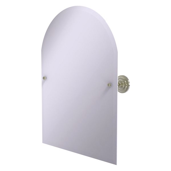 Allied Brass Prestige Que New 21-in Arch Frameless Bathroom Mirror in ...