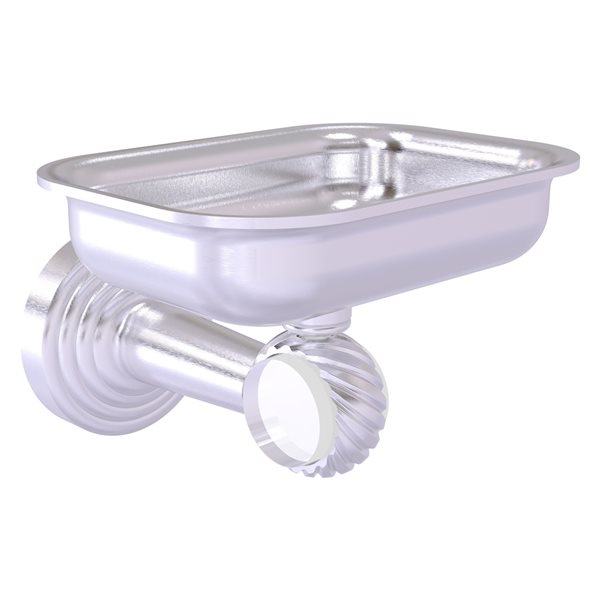 Allied Brass Pacific Beach Wall Mounted Satin Chrome Brass Soap Dish PB ...