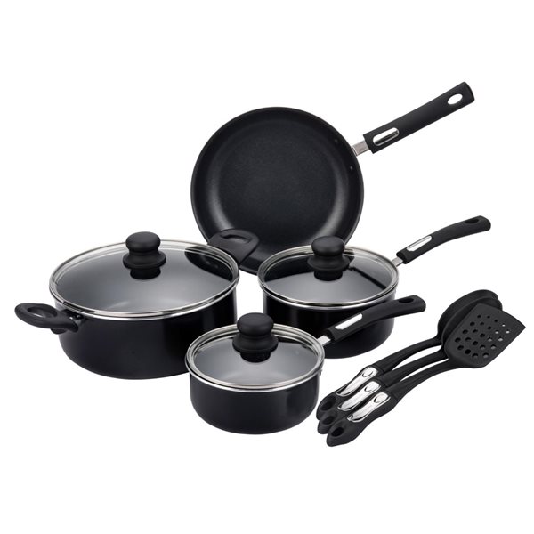 Hamilton Beach Aluminum Cookware Set, 10-Pieces HAA601C | RONA