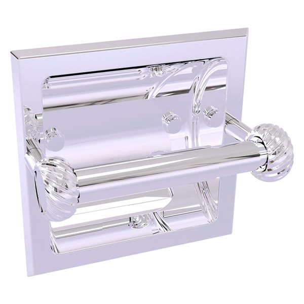 Allied Brass Continental Polished Chrome Brass Finish Recessed Double ...