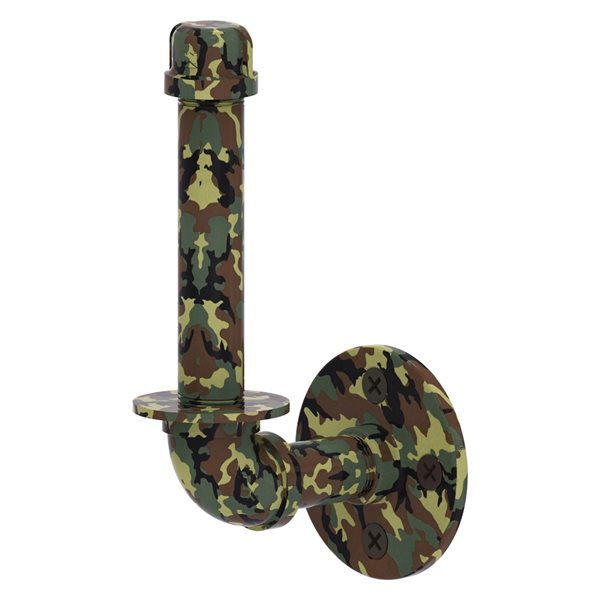 Allied Brass Camo Wall-Mounted Military Camo Single Post Toilet Paper ...