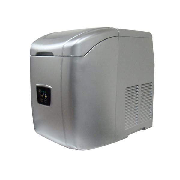 Vinotemp International 25-lb Drop-Down Door Freestanding Cube Ice Maker ...