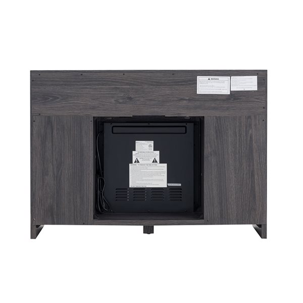 Foyer éléctrique à air forcé par Komodo de 42,52 po, noir SP5977 | RONA