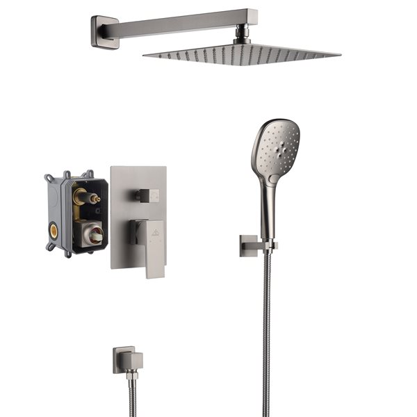 Casainc Brushed Nickel 2-Function Built-in Shower System | RONA