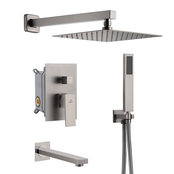Casainc Brushed Nickel Wall Mounted Built-in Shower System | RONA